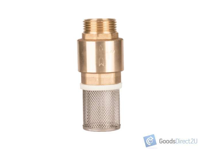 Check Valve - Brass, Male Thread - 25mm (1") - GoodsDirect2U - NZ ...